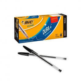 Pluma bic punto mediano negro