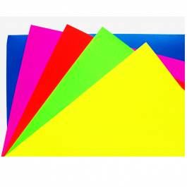 Hojas de colores neon